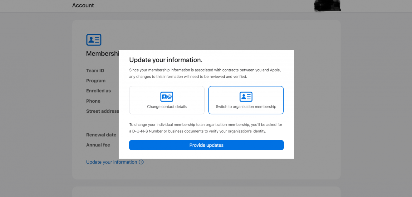 如何把Apple开发者个人账号升级成公司账号？ - Creative Web Dev